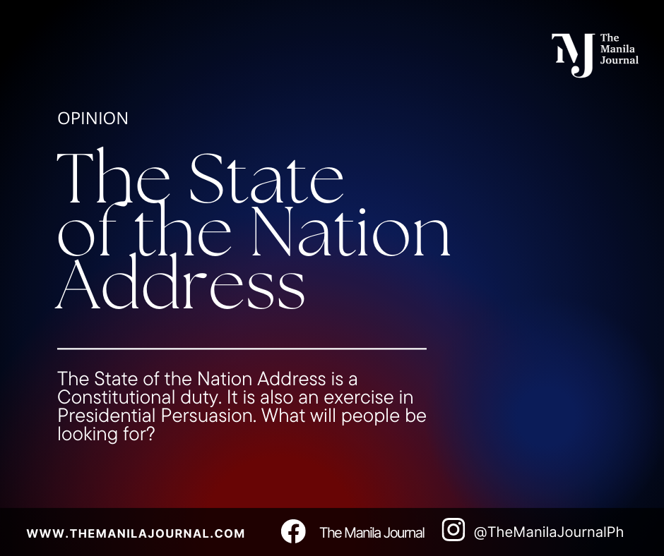 The State of the Nation Address • THE MANILA JOURNAL