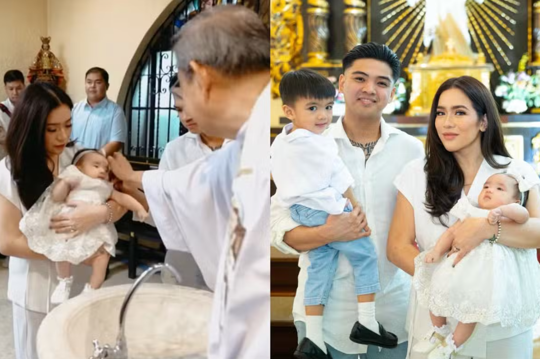 Angeline Quinto and Husband Celebrate Daughter Sylvia's Baptism
